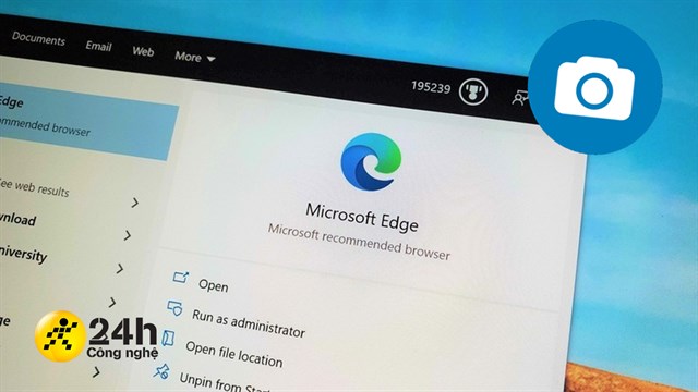 Guide on capturing the entire webpage on Microsoft Edge