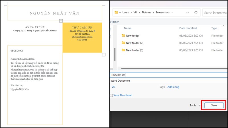 Bí quyết viết thư hiệu quả với Microsoft Word