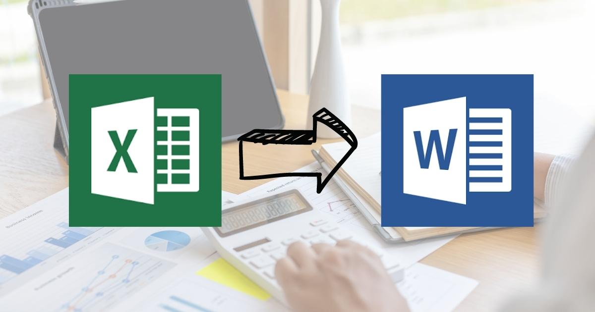 Guide on copying tables from Excel to Word while preserving formatting