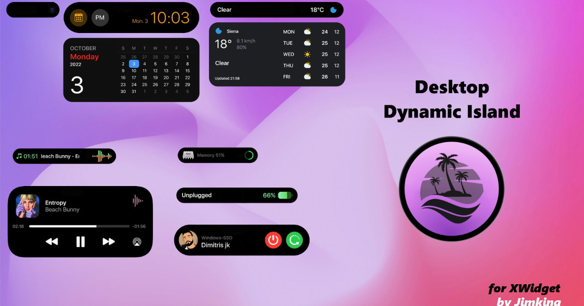 Setting up Dynamic Island on Windows