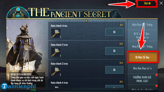 How to Play the Call of The Pharaoh Event in PUBG Mobile