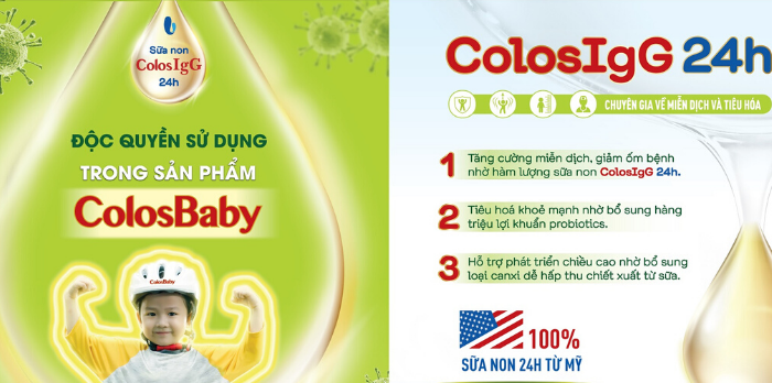 Sữa non ColosIgG 24h giúp bé tăng cân không?