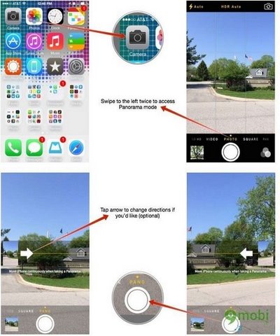 Capturing Panoramic Shots on iPhone