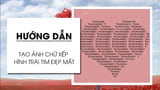 Crafting a visually stunning and prominent heart-shaped name image