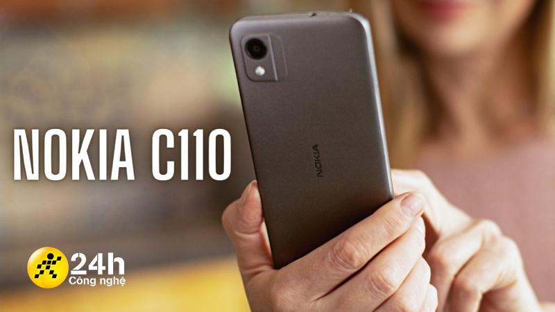 Đánh giá Nokia C110: Giá chỉ 2.6 triệu đồng, kiểu dáng chắc chắn, sử dụng chip Helio P22