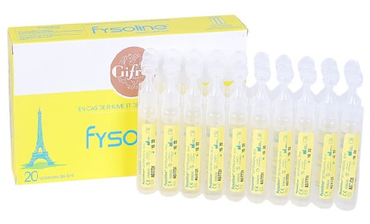How many types of Fysoline saline solution are available? What are ...
