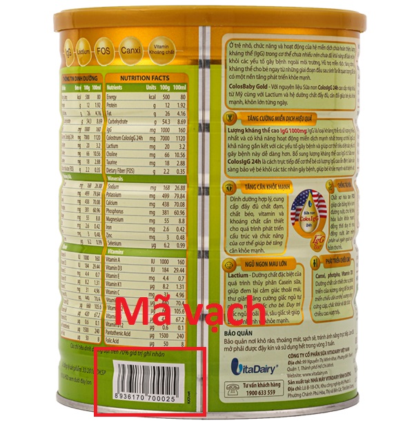 Bí quyết phân biệt sữa Colosbaby giả chỉ trong 60 giây