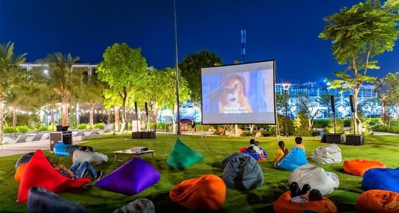 Weekend vibes calling for an outdoor movie night in Binh Duong. Gather ...