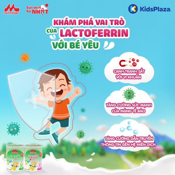 Lactoferrin - Vũ khí mạnh mẽ bảo vệ sức khỏe bé yêu của bạn!