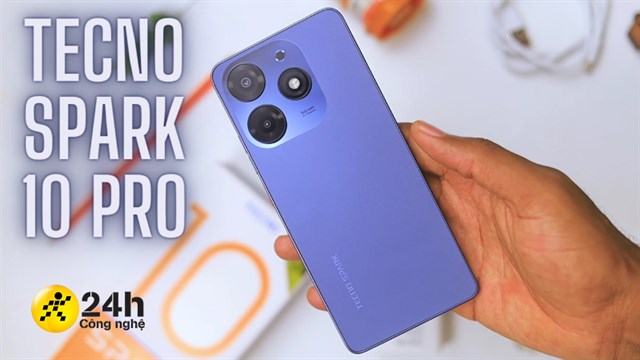 Trên tay Tecno Spark 10 Pro: Thiết kế đẹp mắt, vi xử lý Helio G88, màn ...