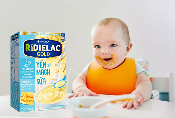 Xây dựng thực đơn cho bé với sự hỗ trợ từ bột ăn dặm Ridielac Gold