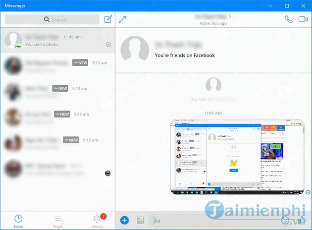 How to screenshot and share on Facebook Messenger