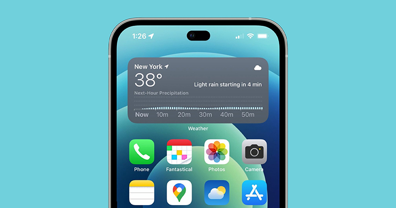 Unveiling images of iPhone 14 Pro running iOS 16 in a fresh concept