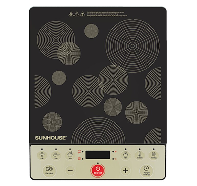 Sunhouse SHD 6162 - Trendy Induction Cooker with a Single Cooking Zone