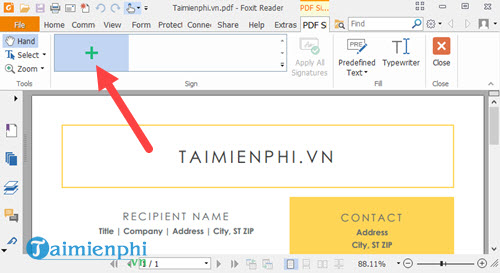 Creating digital signatures using PDF Sign in Foxit Reader