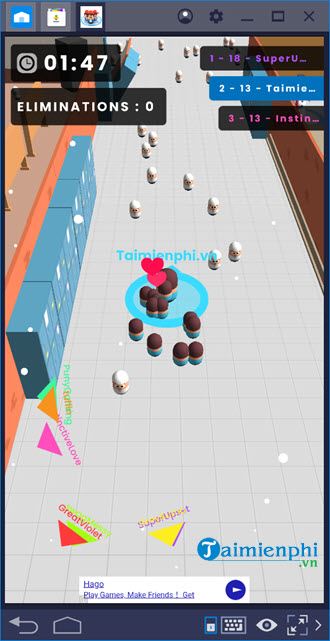 Playing Popular Wars on PC with Bluestacks