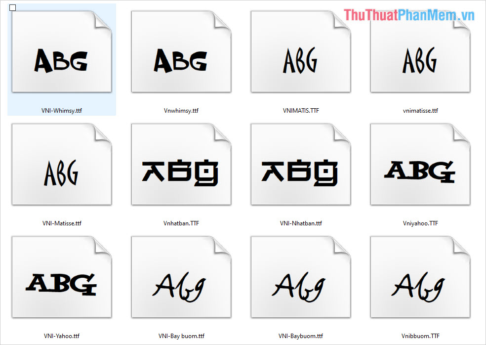 Curated Collection of Beautiful Vietnamese Calligraphy Fonts