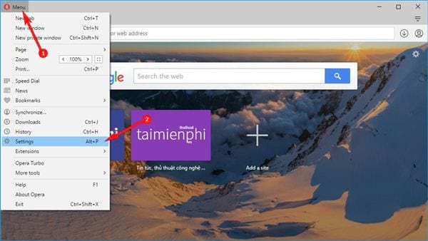 How to Enable or Disable JavaScript on Opera
