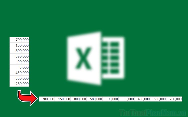 How to Convert Data from Vertical to Horizontal Columns in Excel