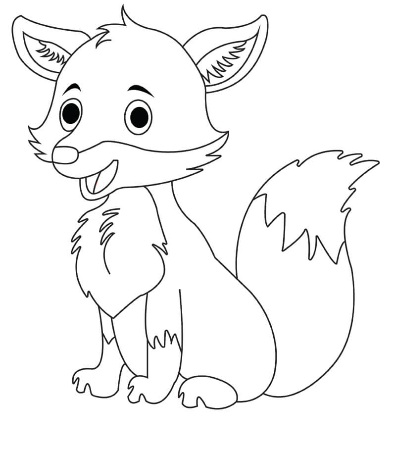 The Most Beautiful Anime Fox Coloring Pages