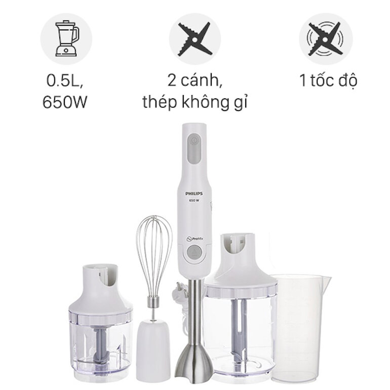 Đánh giá đặc biệt về máy xay sinh tố cầm tay Philips hr2537/00 | Mytour.vn