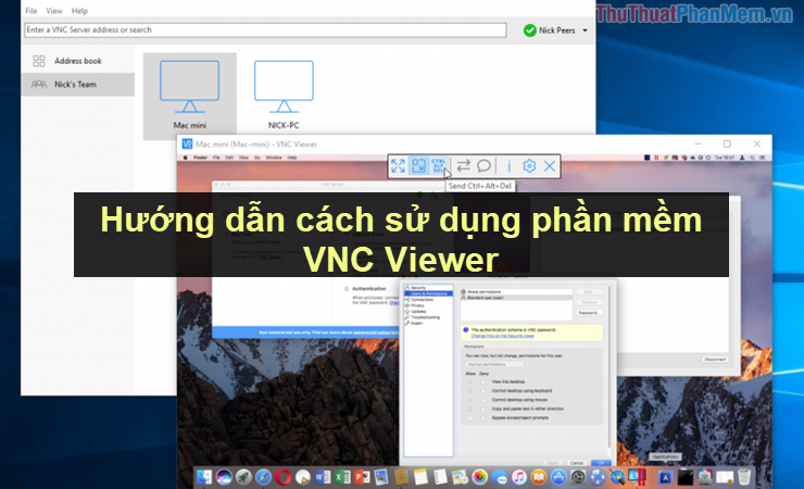 Guidance on using VNC Viewer