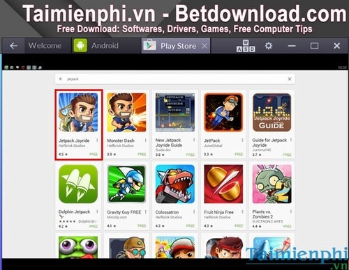 Play Jetpack Joyride on your computer, PC, or laptop using BlueStacks.