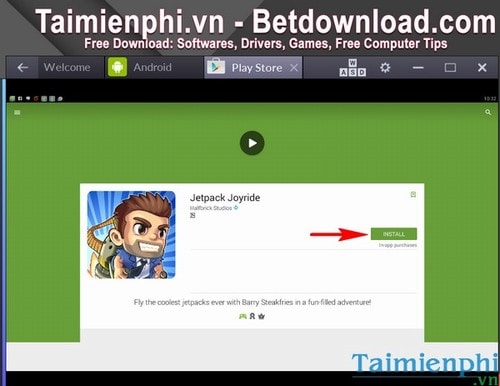 Play Jetpack Joyride on your computer, PC, or laptop using BlueStacks.