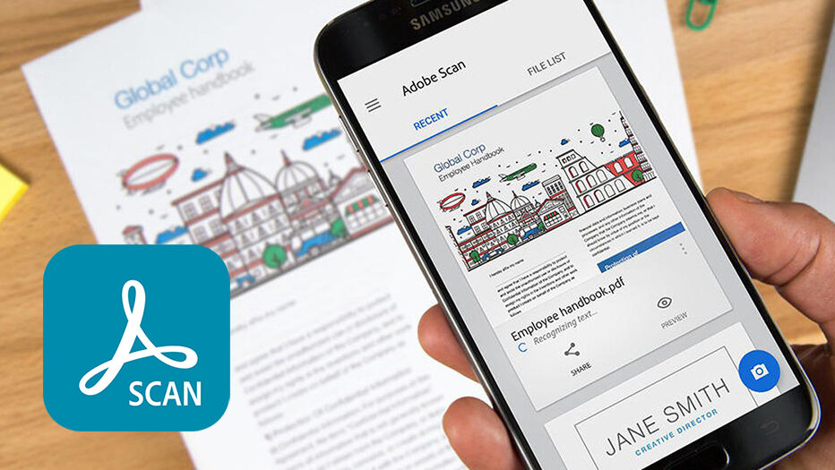 What is Adobe Scan? Download Adobe Scan to scan documents into PDF.
