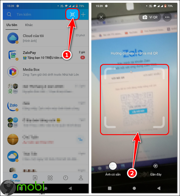 How to Log into Zalo Web Using QR Code on Phone and Computer