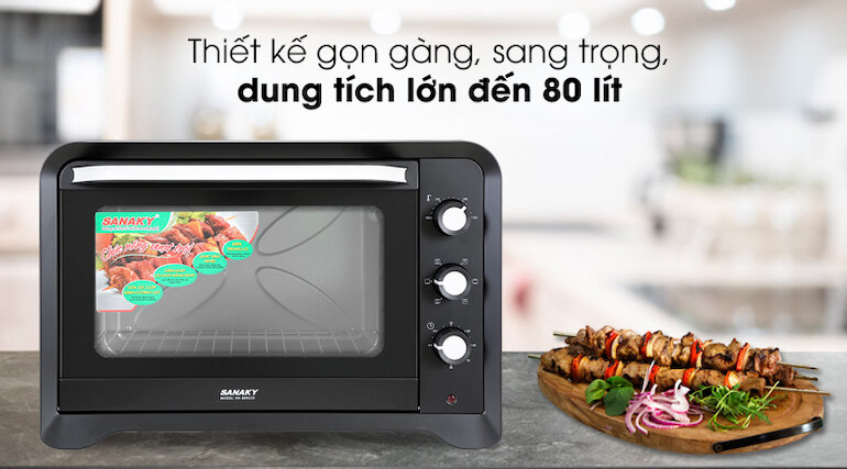 Top 3 lò nướng 80 lít Sanaky được ưa chuộng hiện nay