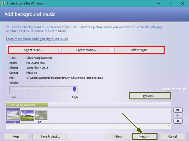 Guide to using Photo Story 3 for Windows: Creating videos from photos