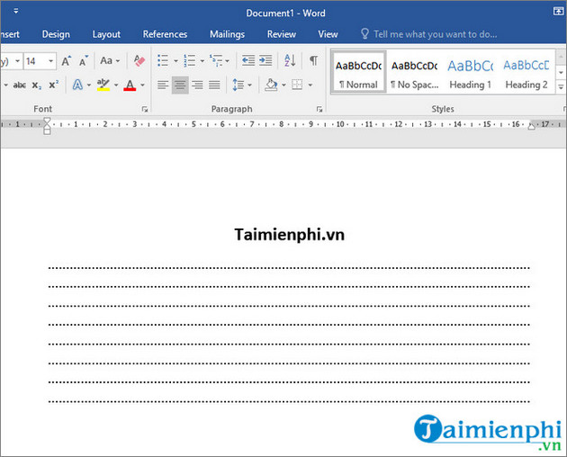 The Quickest Way to Create Dot Lines in Word, Making Tab Lines ...