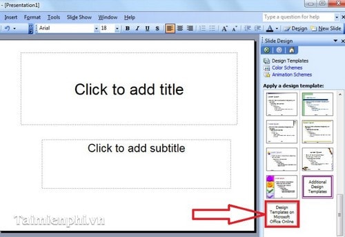 Inserting and Adding Slide Templates in PowerPoint