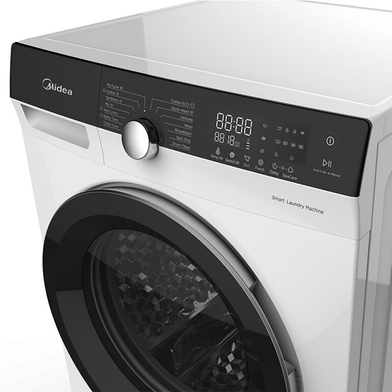 Review of Midea Inverter 8.5 kg MFK85-1401WK Washing Machine | Mytour.vn