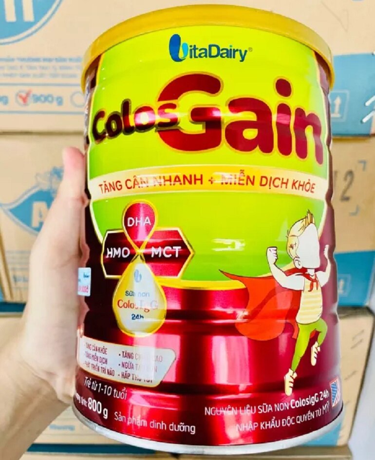 Đánh giá sữa Colos Gain 0+, Colos Gain 1+ và sữa dinh dưỡng pha sẵn ...