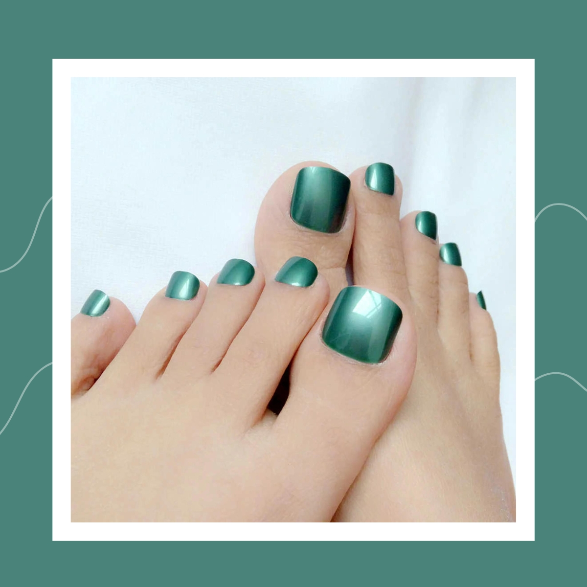 Discover 40+ Elegant Moss Green Toenail Designs | Mytour