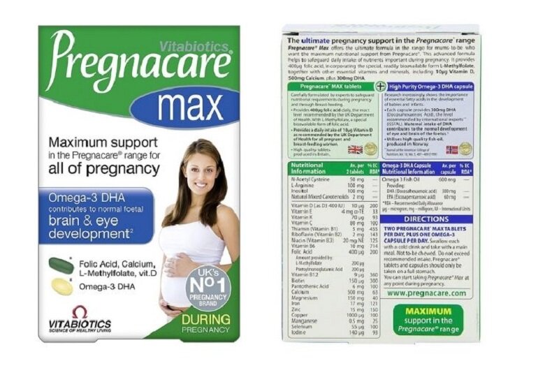 Detailed Review of Pregnacare Max Prenatal Vitamin | Mytour.vn