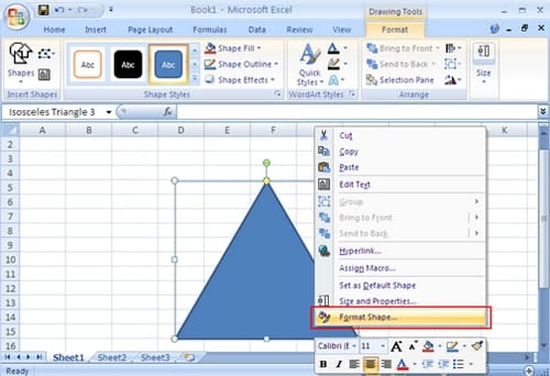 Creating Equilateral Triangles in Excel, Equilateral Triangle Charts in Excel