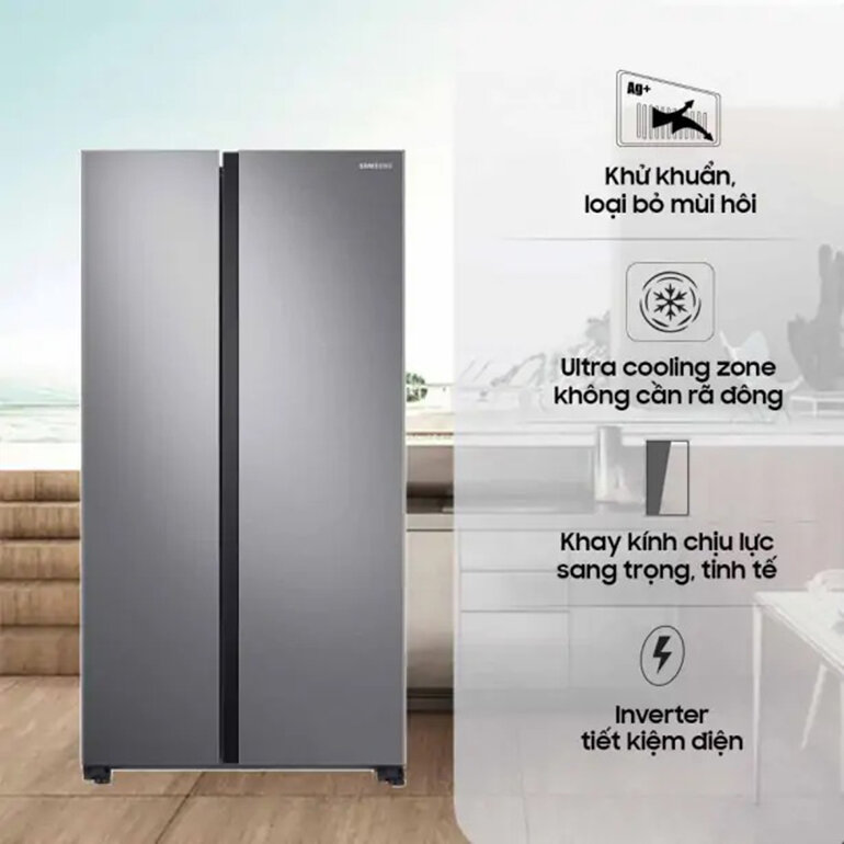 Đánh giá sơ bộ về tủ lạnh Samsung 680 lít RS62R5001M9/SV và RS62R5001B4 ...