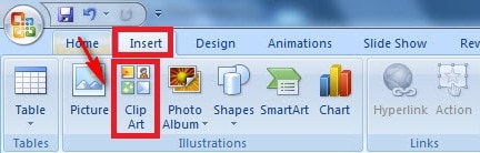 Guide to Inserting and Adding Clip Art in PowerPoint 2003, 2007, 2010, 2013