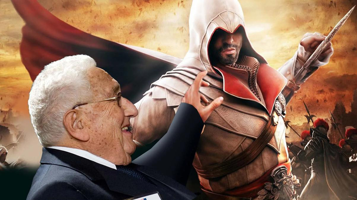 Henry Kissinger serves as a crucial clue in Assassin's Creed