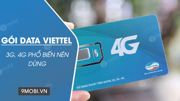 Explore Viettel's popular and widely-used data plans, featuring 3G and ...
