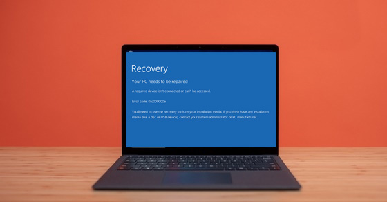 Fixing Recovery errors on Windows 10 - Mytour