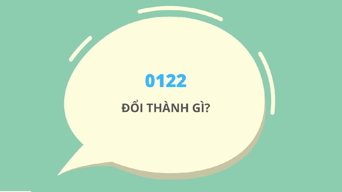 Which network does the 0122 prefix belong to? What does 0122 change to?