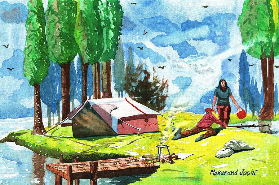 The Most Beautiful Tent Campsite Paintings