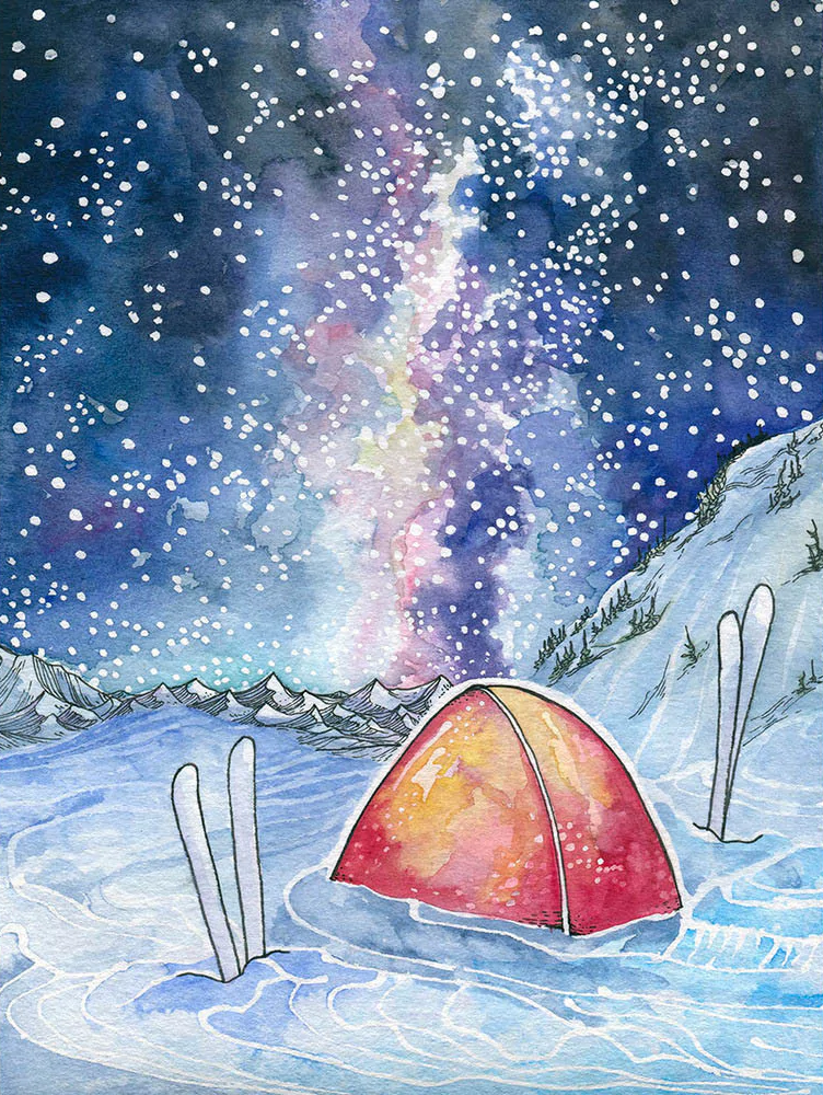 The Most Beautiful Tent Campsite Paintings