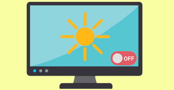 How to easily turn off auto brightness adjustment feature in Windows 10 ...