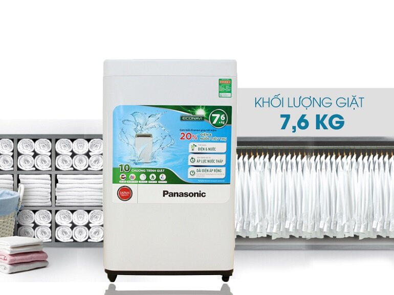 Đánh giá chiếc máy giặt tiết kiệm của Panasonic NA-F76VG7WRV | Mytour.vn