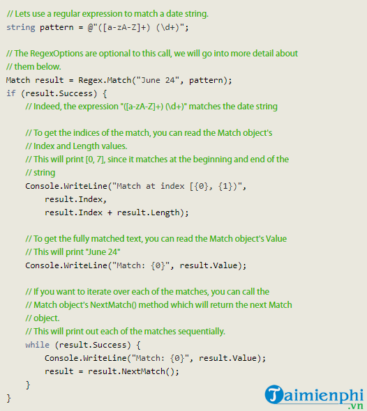 Understanding Regular Expressions in C#: Concepts and Usage